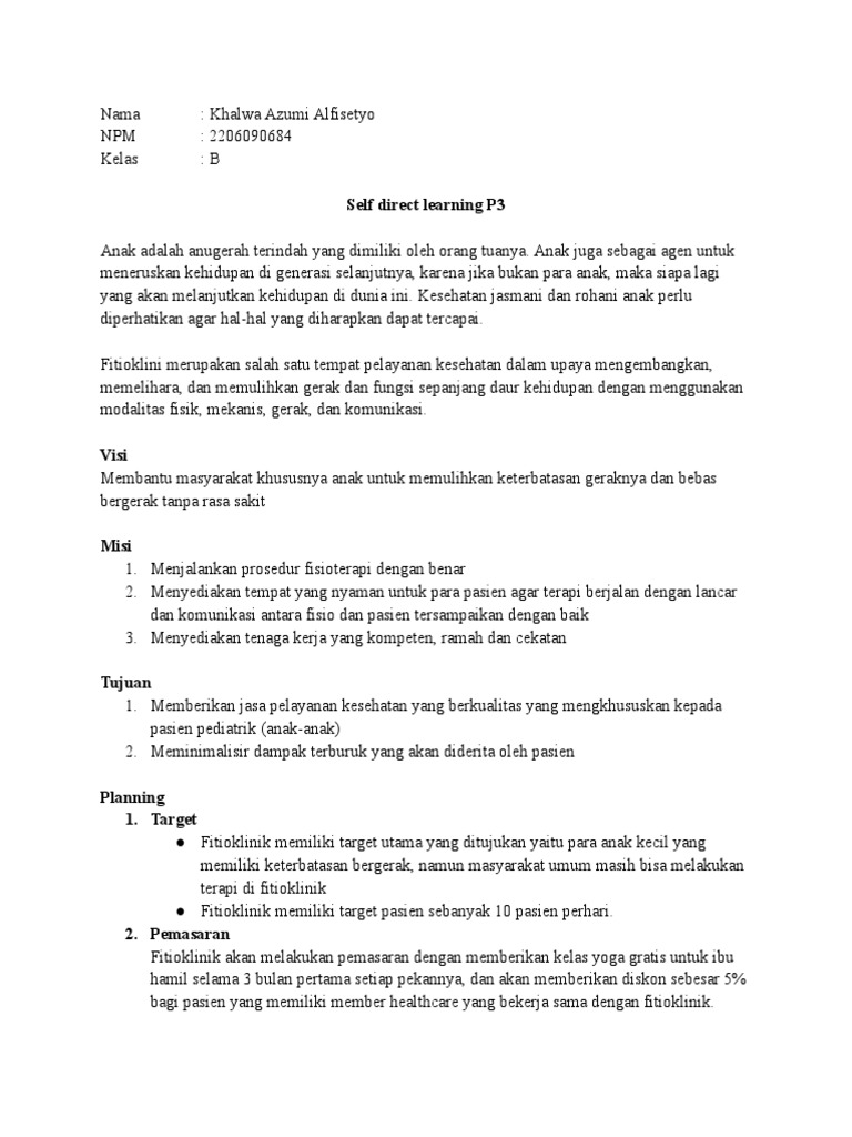 Implementasi Manajemen (SMART) - Khalwa A | PDF | Pengembangan Diri | Sains & Matematika
