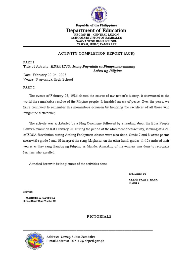 Edsa Acr | PDF | Asia | Philippines