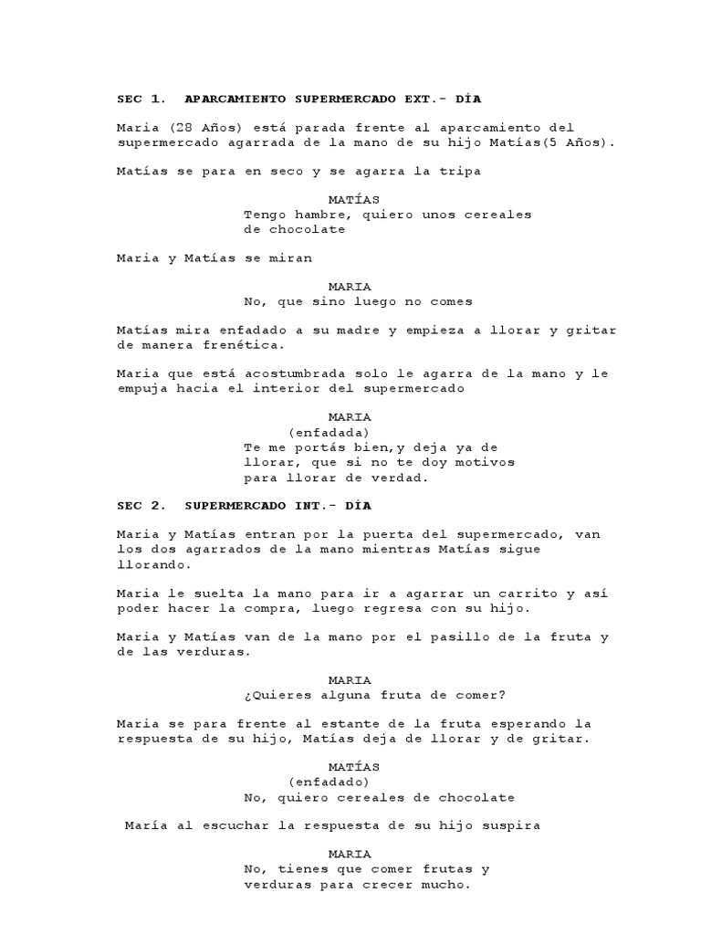 Guion Literario | PDF | Supermercado