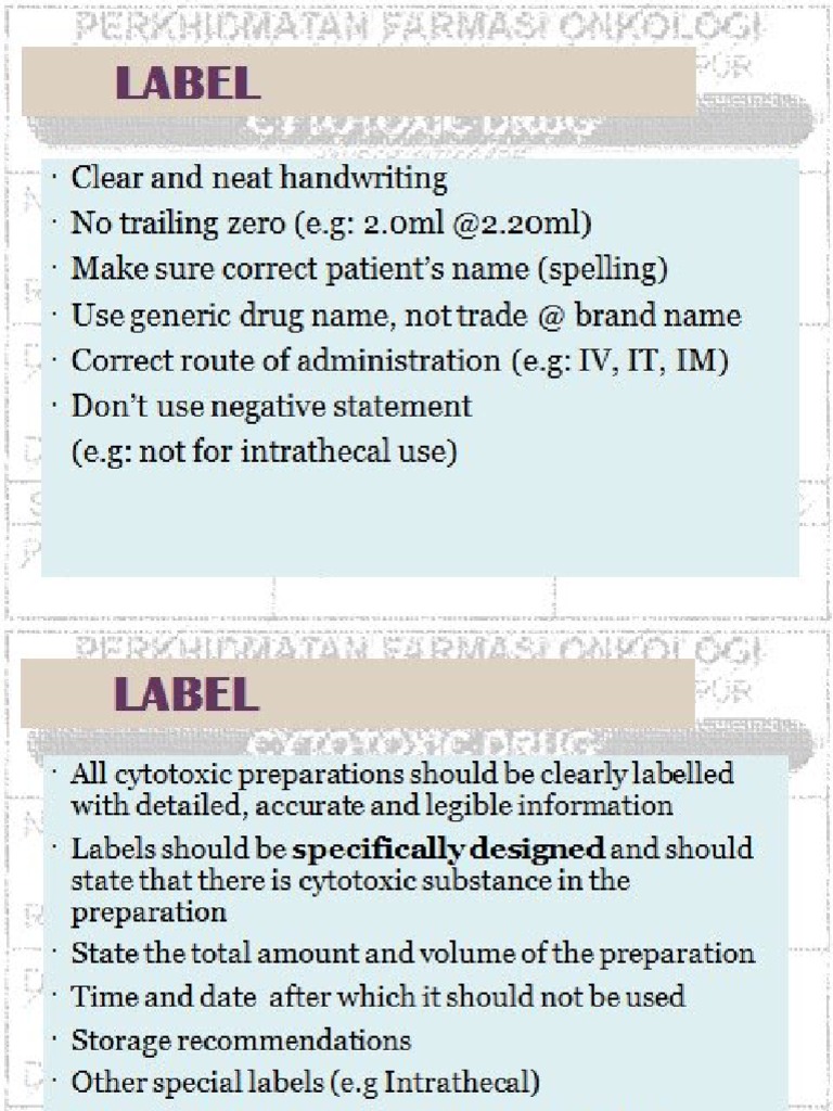 Labelling,Storage And Packaging 2 | PDF