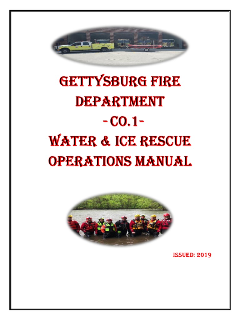 GFD Water Rescue Manual | PDF | Incident Command System | Water