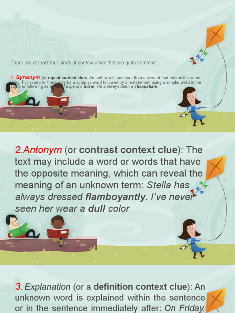 Get The Meaning of Unfamiliar Words Through Restatements | PDF
