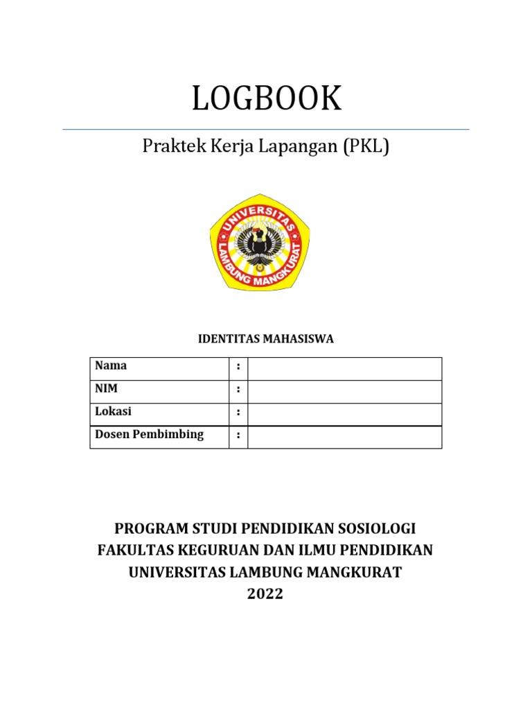 Logbook: Praktek Kerja Lapangan (PKL) | PDF