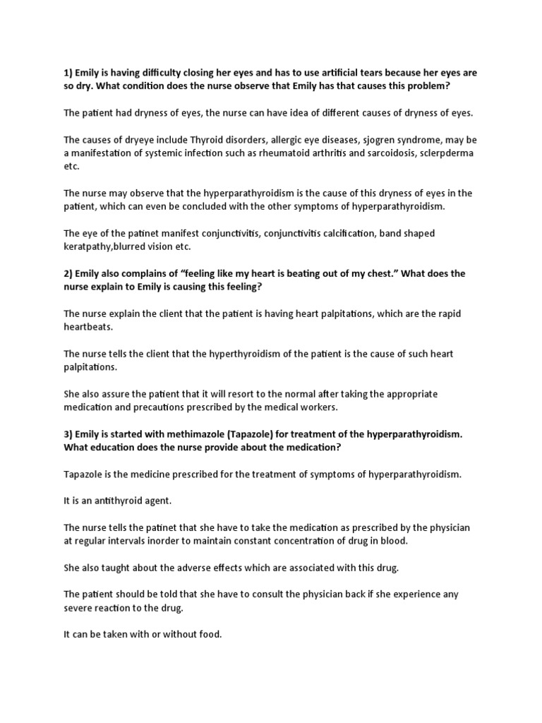 Week 8. COURSE TASK - Hyperparathyroidism | PDF
