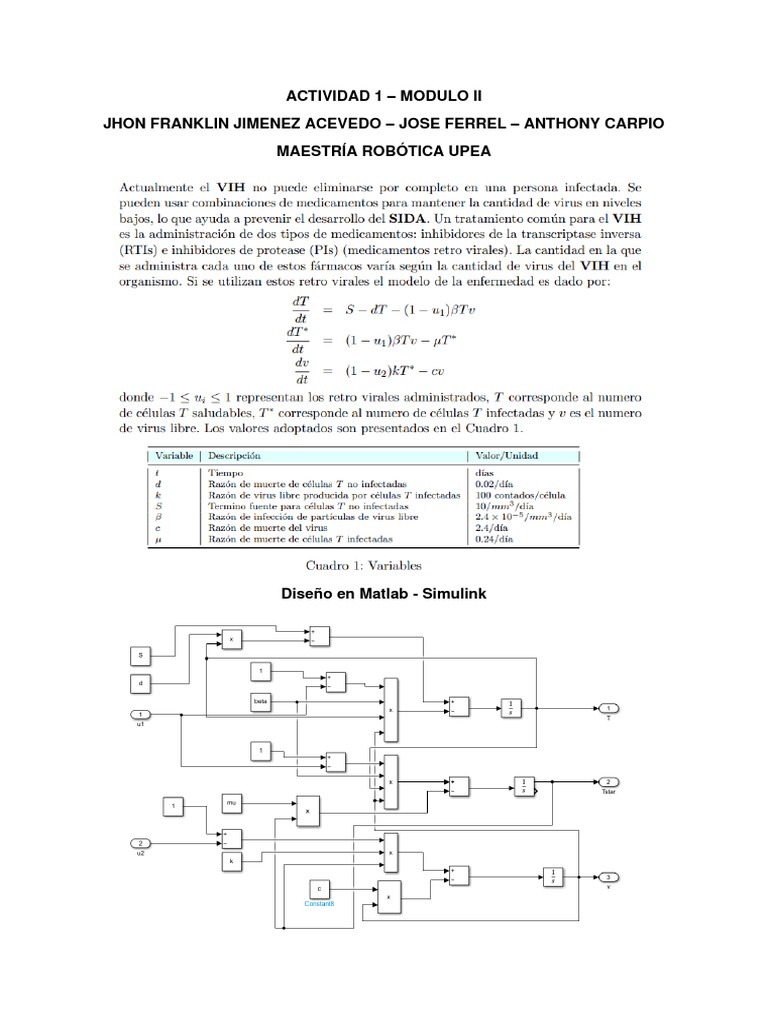 Practica 1 | PDF | Matriz (Matemáticas) | Matlab