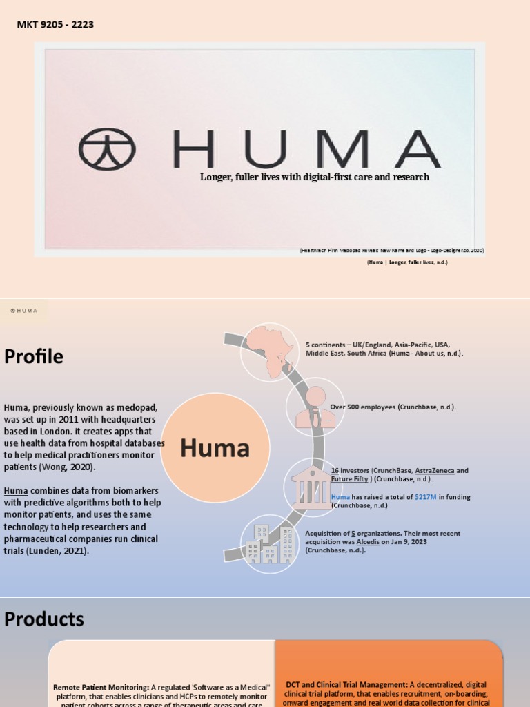 Huma: Digital Health Innovation | PDF