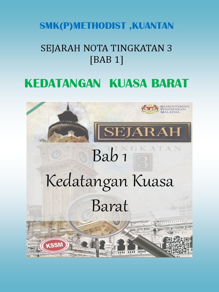 Kedatangan Kuasa Barat: Sejarah Nota Tingkatan 3 (BAB 1) | PDF