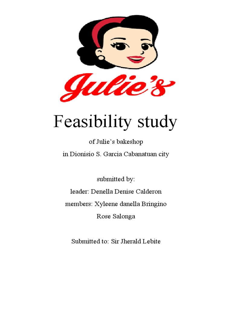 Feasibility Study of Julies Bakeshop | PDF | Balance Sheet