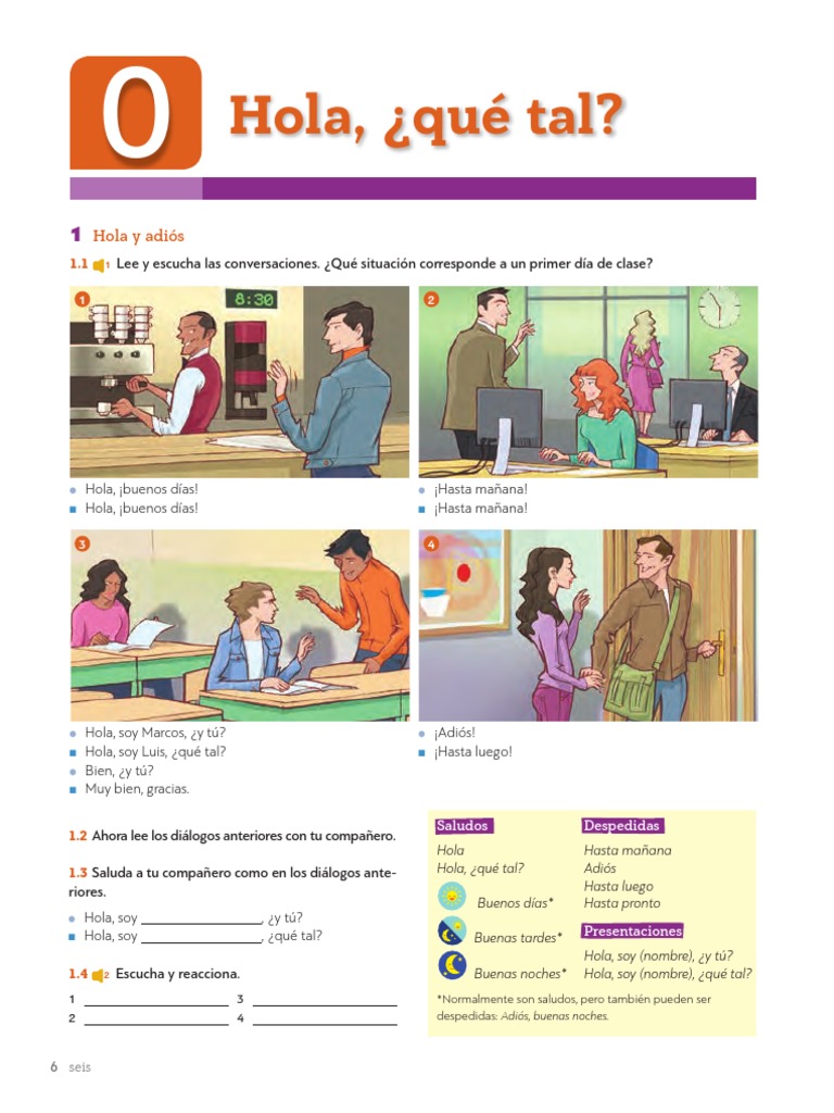 Hola Que Tal | PDF | Lengua española | Lingüística