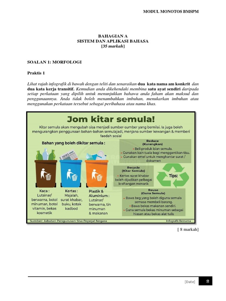 013 Modul Monotos BM SPM Kertas 2 + Jwp-8-24 | PDF