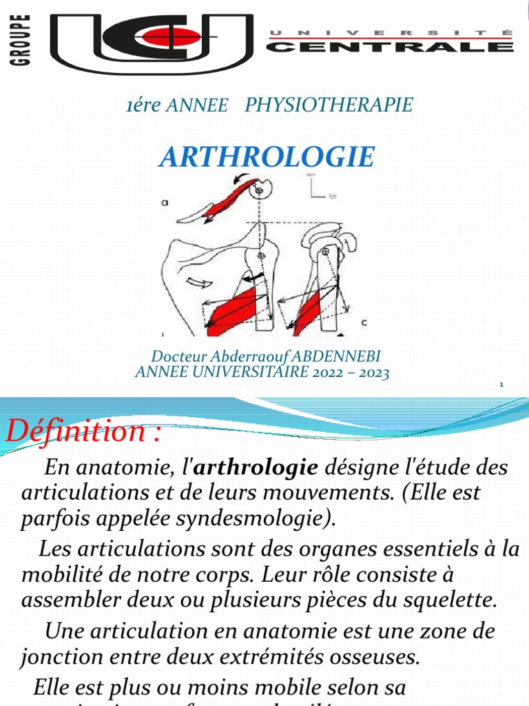 Types d'articulations en anatomie | PDF | Articulation (anatomie ...