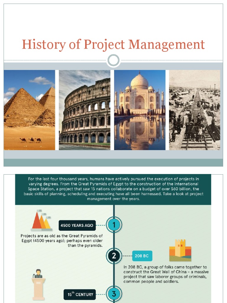 Week 3 - History - Introduction and Current Developments of Project Management (Student's ...