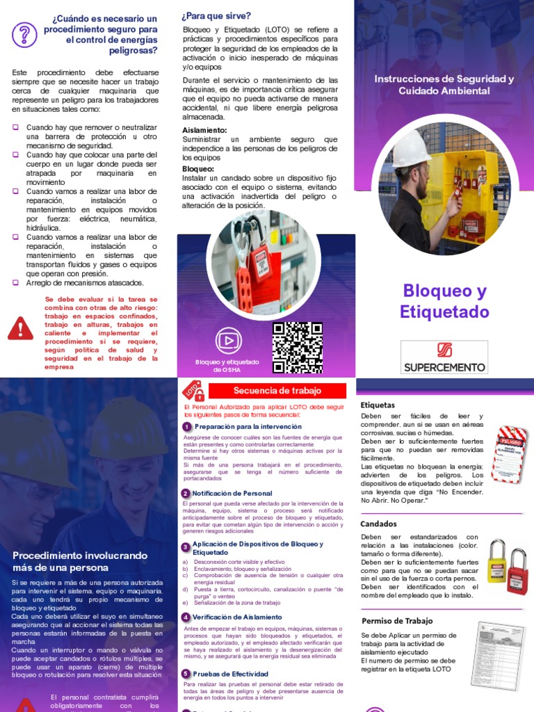 LOTO Triptico | PDF