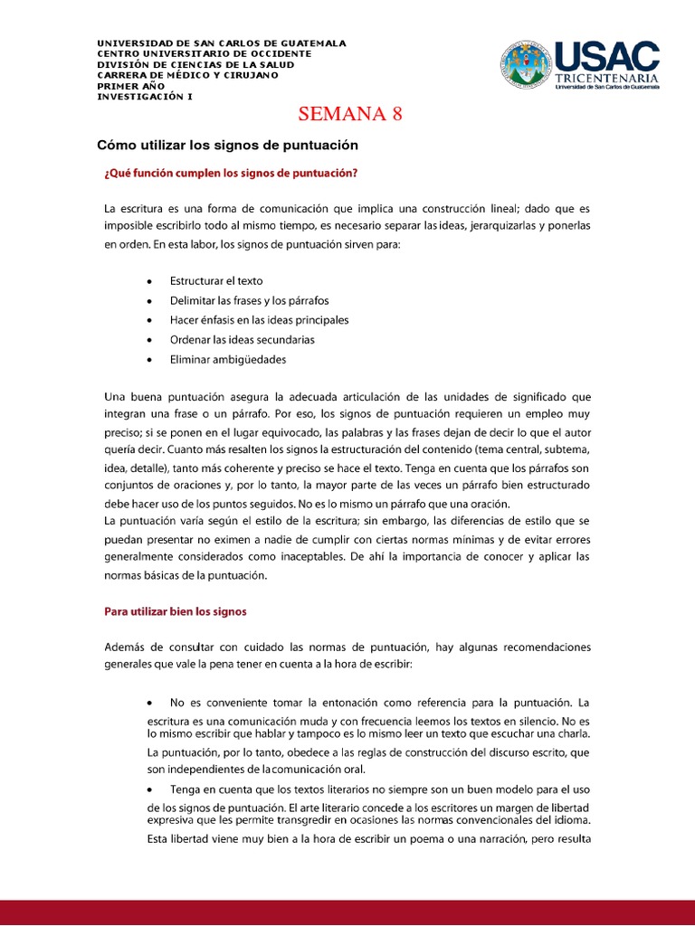 Signos de Puntuación | PDF | Coma | Comillas