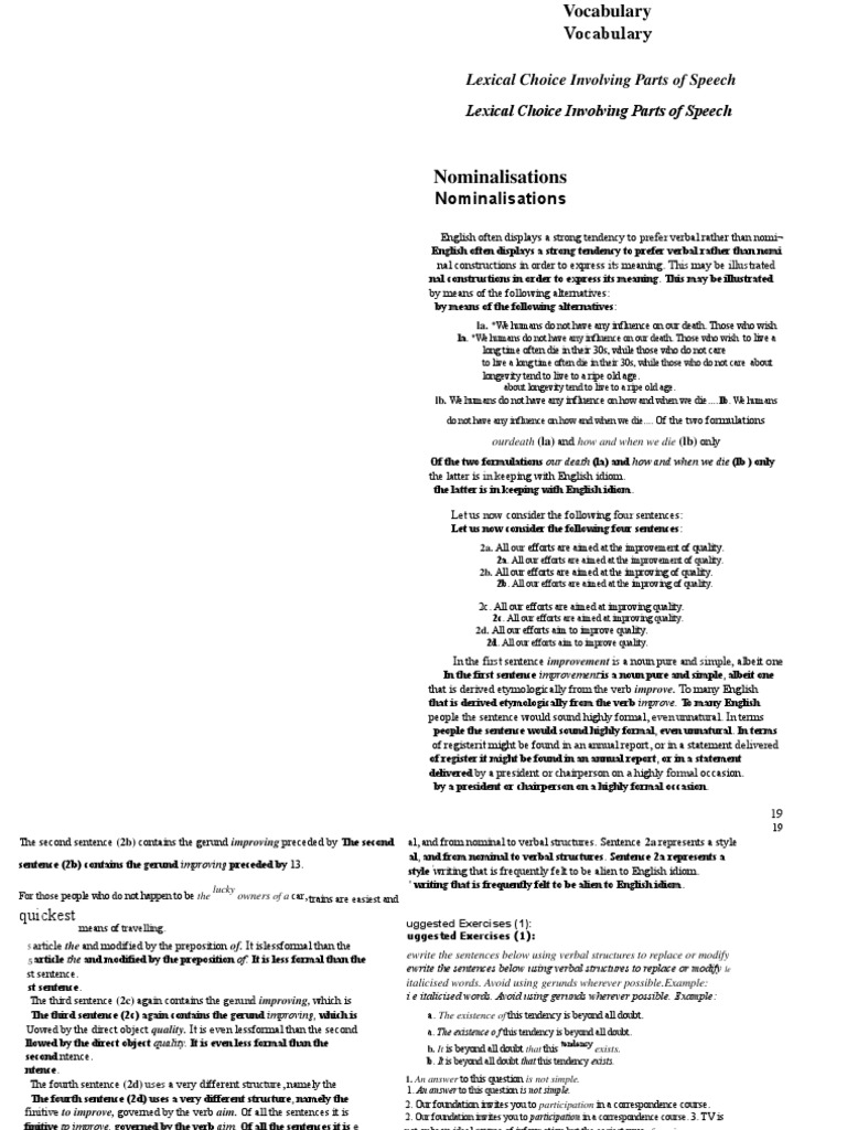 Academic English - Vocabulary - 1 | PDF | English Language | Adjective