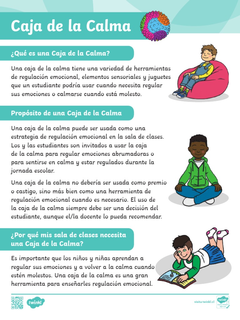 Guia para Docentes Estrategias para Usar La Caja de La Calma - Ver - 1 ...