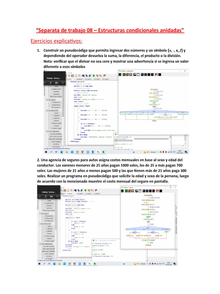 Tarea S10.s1.Separata de Trabajo 08 | PDF