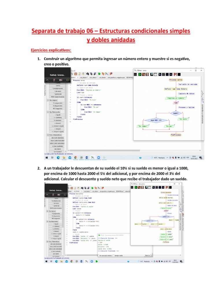 Tarea S08.s1 - Separata06 - Unidad02 | PDF