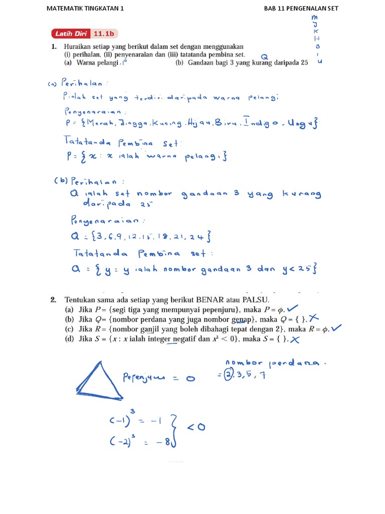 Latih Diri 11.1b | PDF