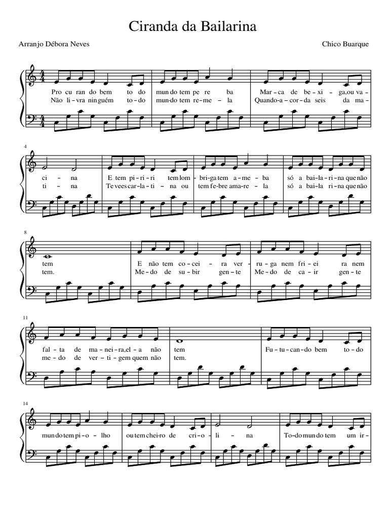 Ciranda Da Bailarina | PDF