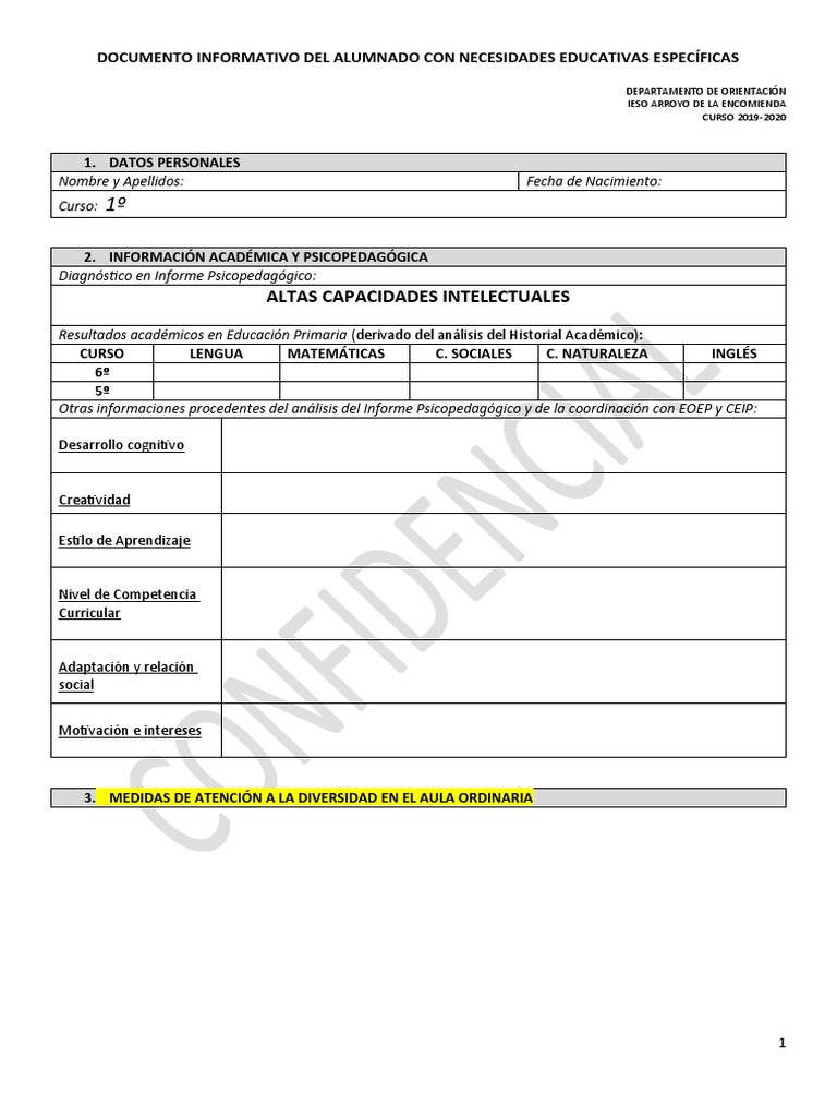 Documento Tipo AACC | PDF