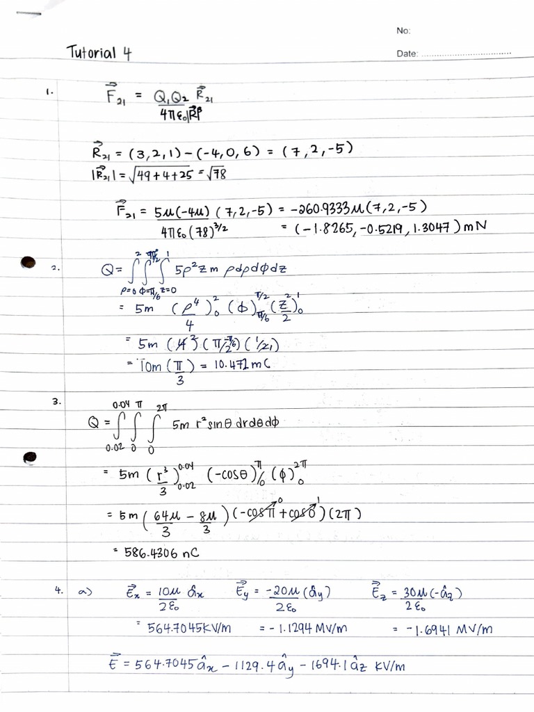 Tutorial 4 Answer | PDF