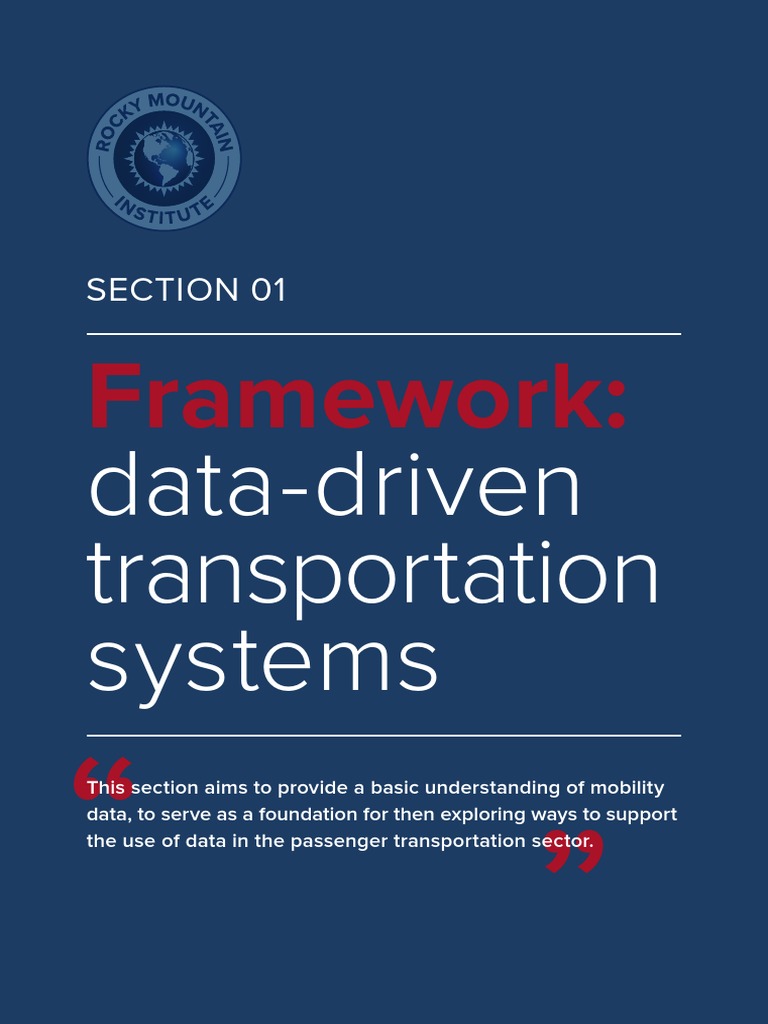 Data-Driven Mobility Systems Overview | PDF | Public Transport | Transport
