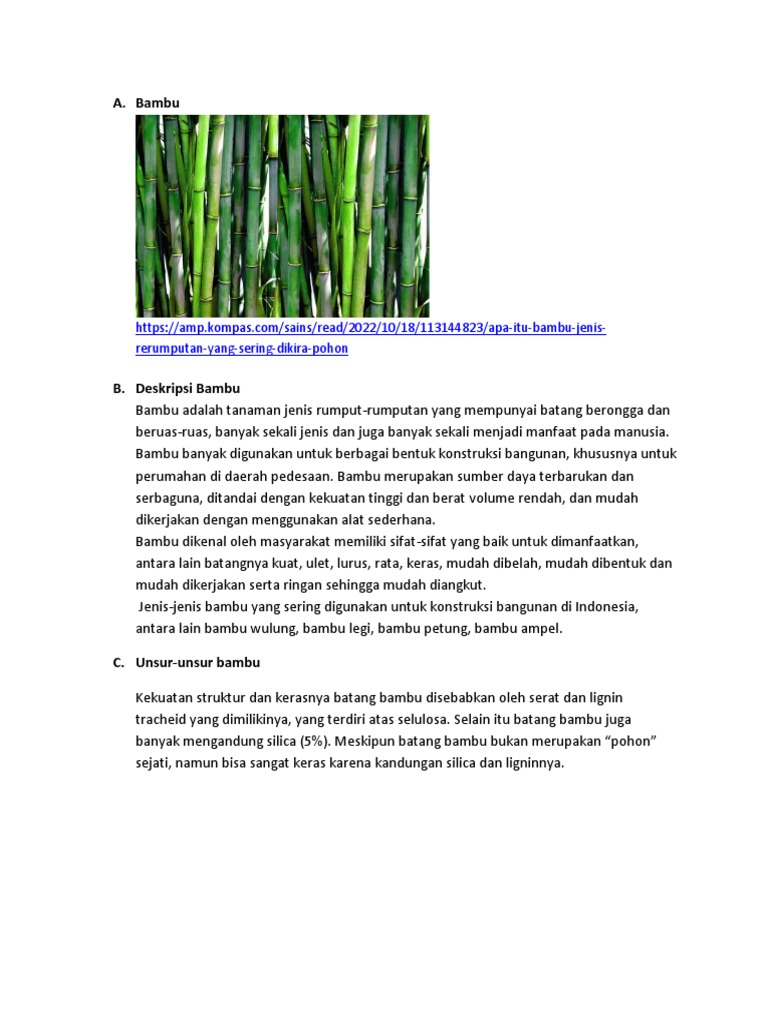 Tugas Bambu (!) PDF | PDF