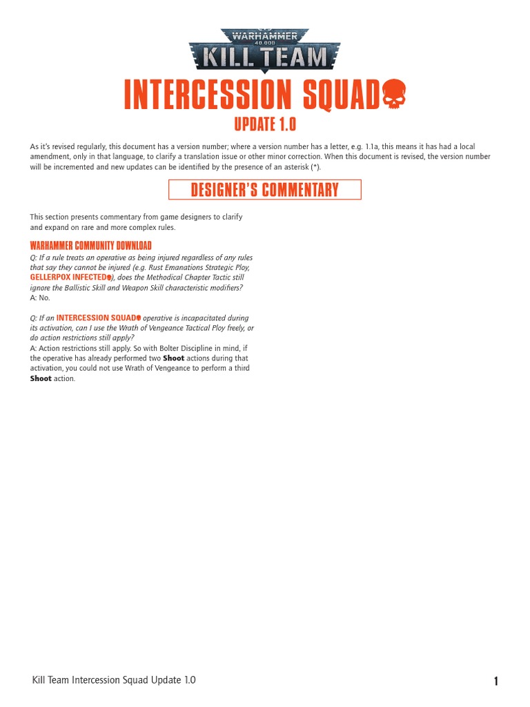 Intercession Squad | PDF