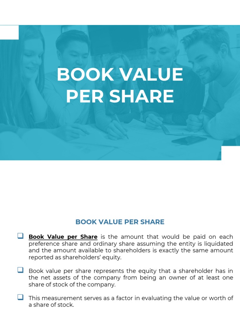 Book Value Per Share | PDF | Book Value | Stocks