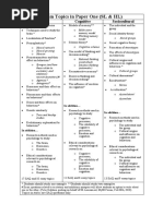 IB Psychology Paper 1 Exam Guide | PDF | Neurotransmitter | Brain
