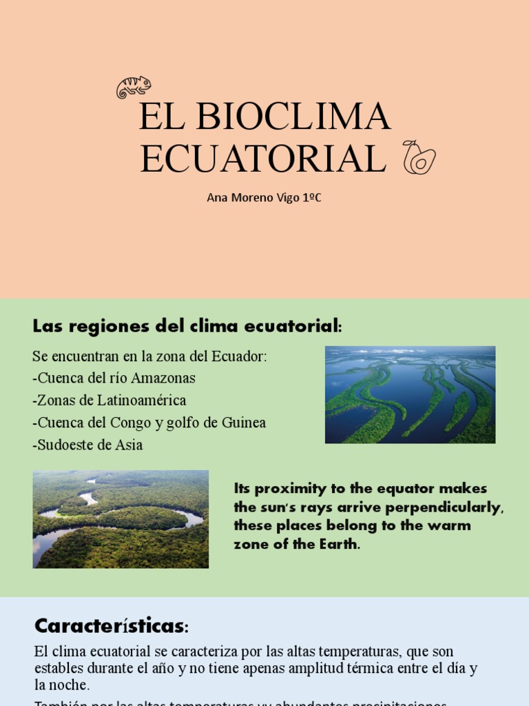 Características del Clima Ecuatorial | PDF | Ciencias de la Tierra ...