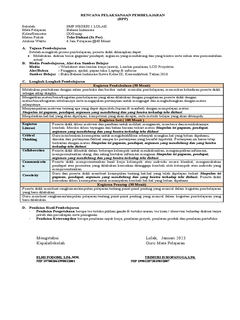 12. RPP 5 - (3) | PDF