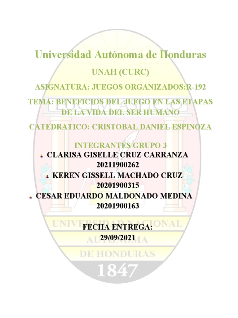 Universidad Autónoma de Honduras: Unah (Curc) | PDF | Adultos | Infancia