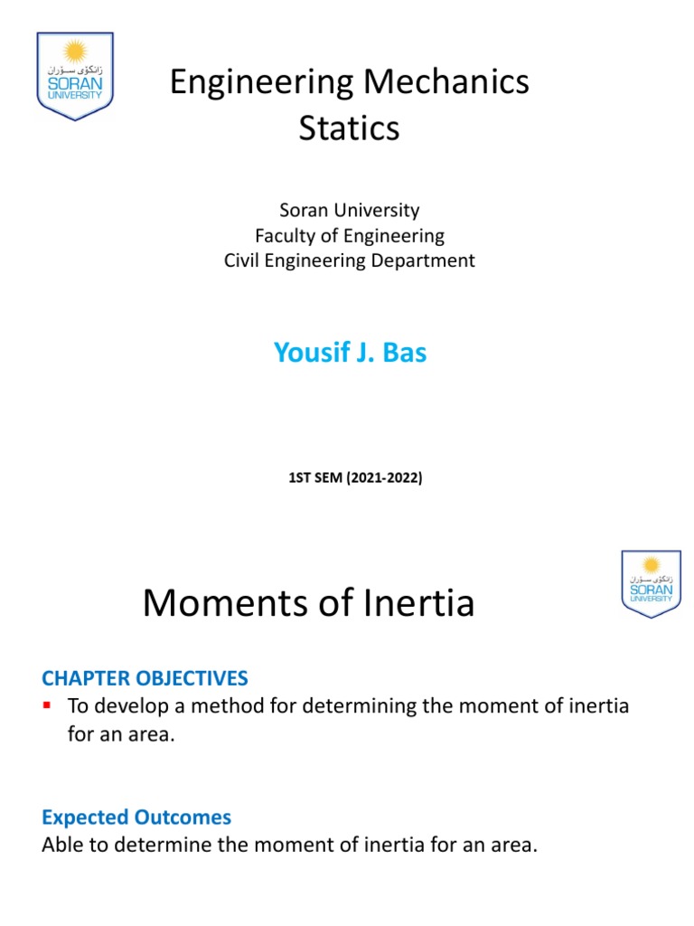 Engineering Mechanics Statics: Yousif J. Bas | PDF | Area | Cartesian ...