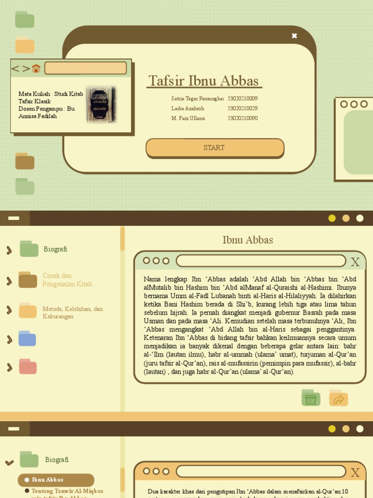 Studi Kitab Tafsir Klasik - Ibnu Abbas | PDF