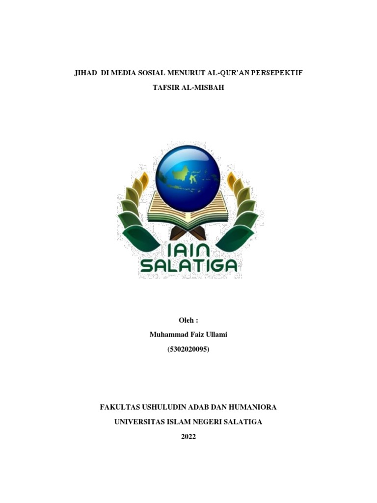 Jihad Di Media Sosial Menurut Al-Qur'an | PDF