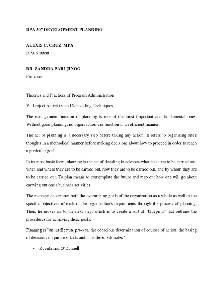 DPA 507 Planning Principles and Systems | PDF | Risk | Risk Management