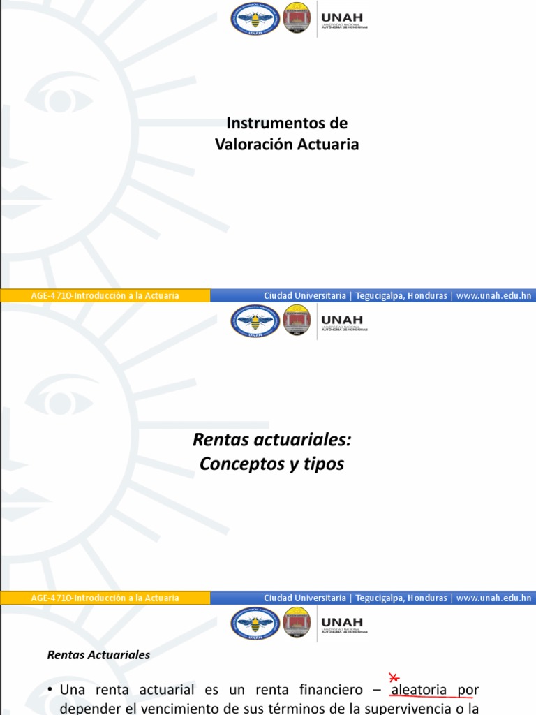 Instrumentos de Valoracion Actuarial | PDF
