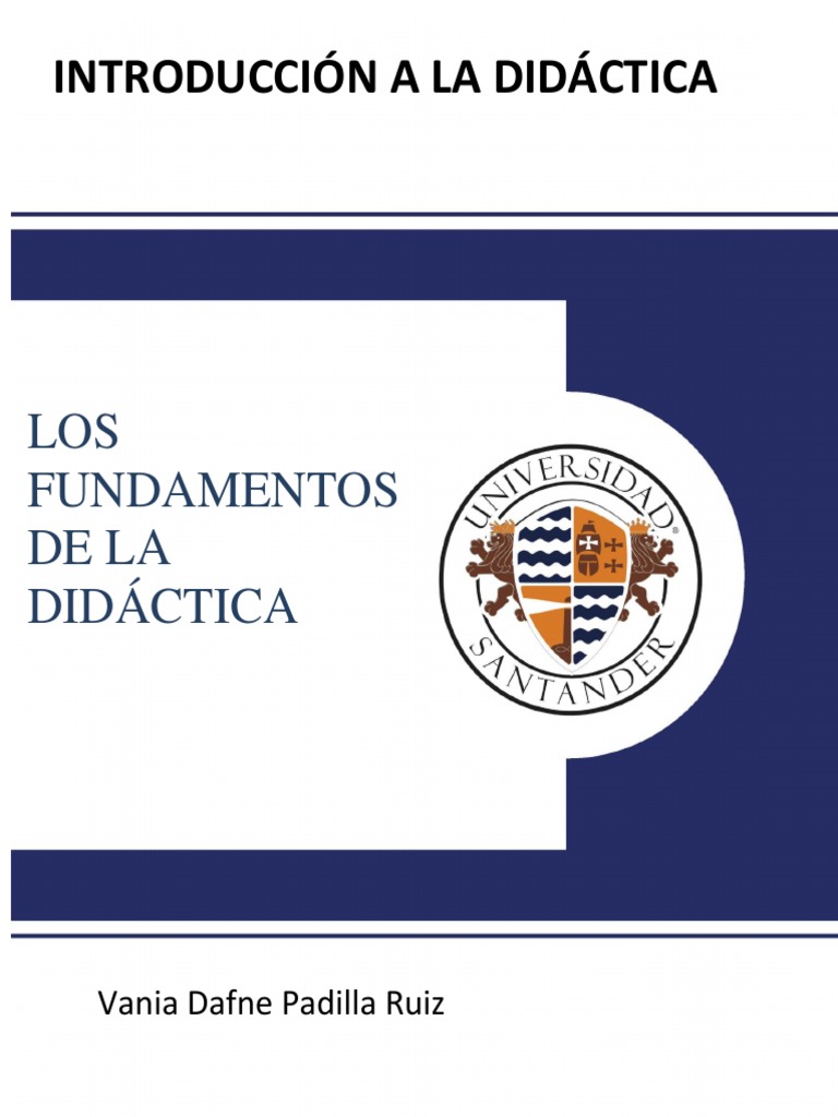 Los Fundamentos De La Didáctica Descargar Gratis Pdf Pedagogía