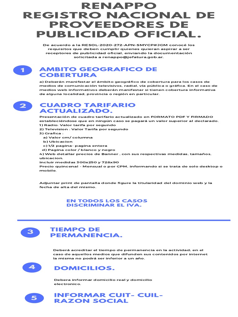 Renappo Instructivo Nuevo | PDF