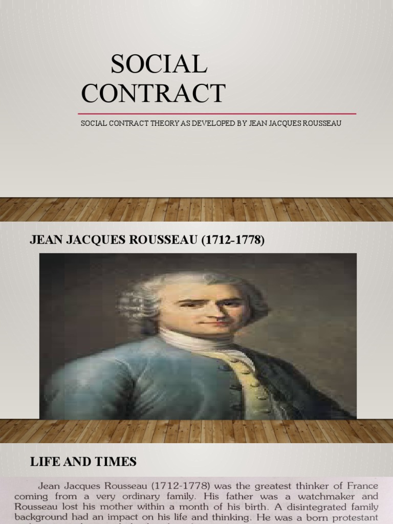 9 Social Contract of Rousseau | PDF