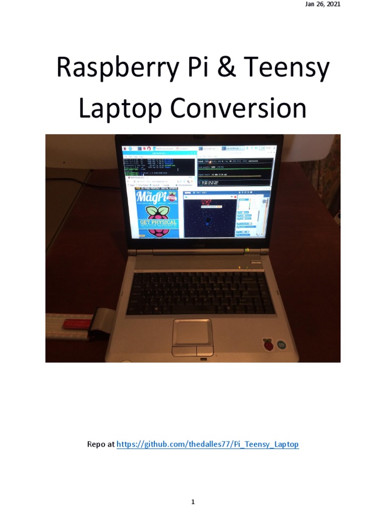 Laptop Conversion To Raspberry Pi | PDF | Computer Keyboard | Laptop