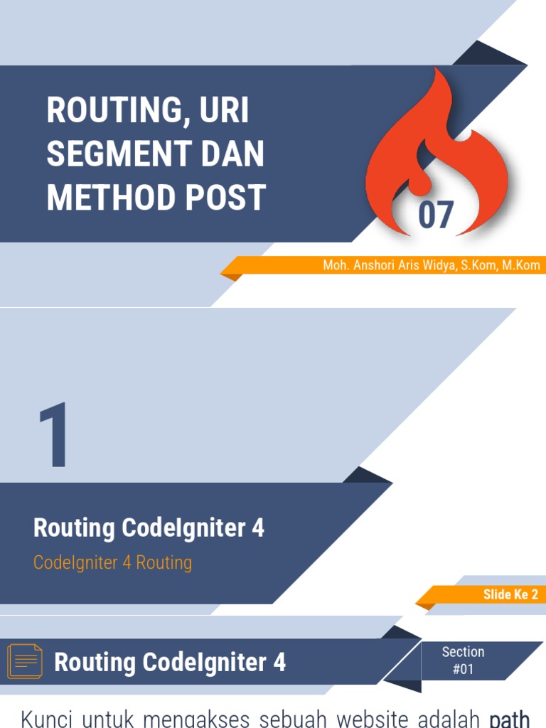 Routing dan URI CodeIgniter 4 | PDF | Komputer
