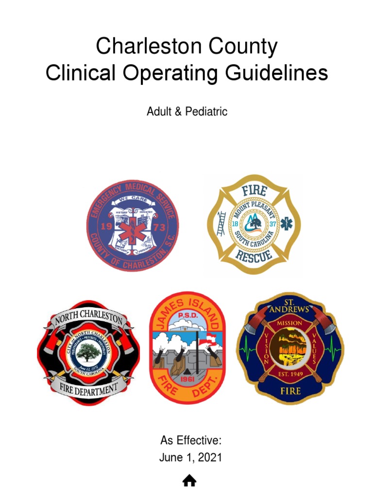 Charleston County Clinical Operating Guidelines: Adult & Pediatric | PDF | Cardiopulmonary ...