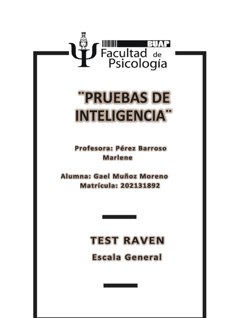 Raven Escala General | PDF
