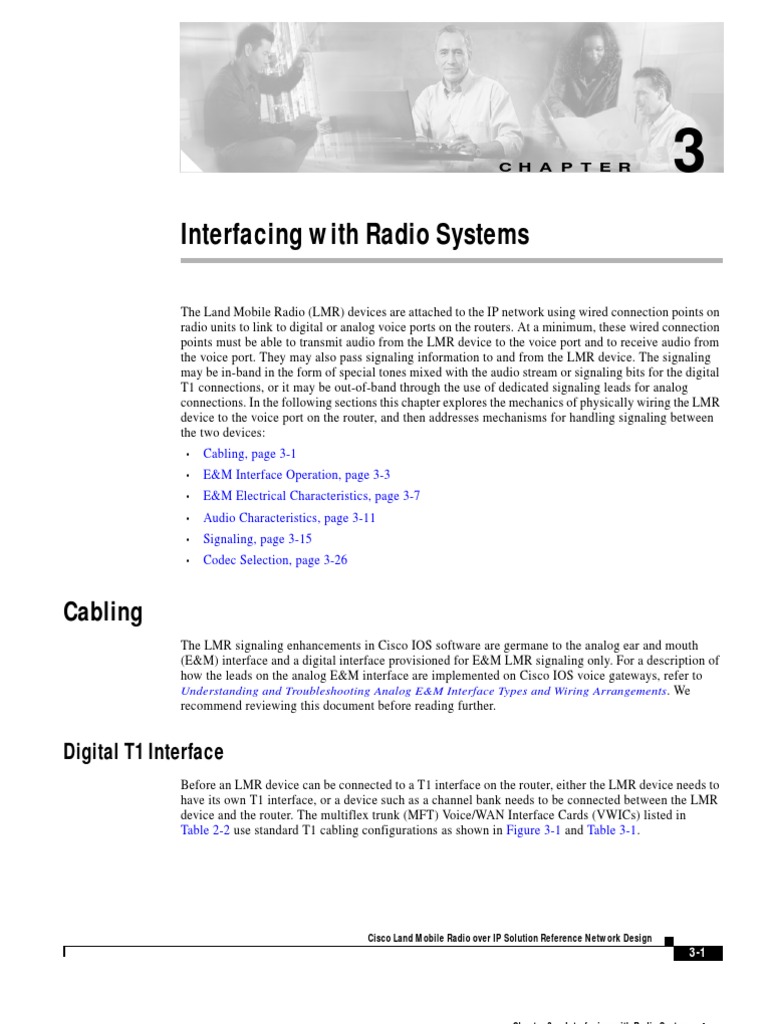 Cisco - Interfacing With Radio Systems | PDF | Gateway ...