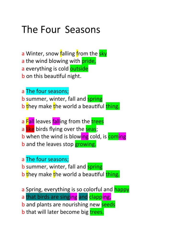 The Four Seasons | PDF