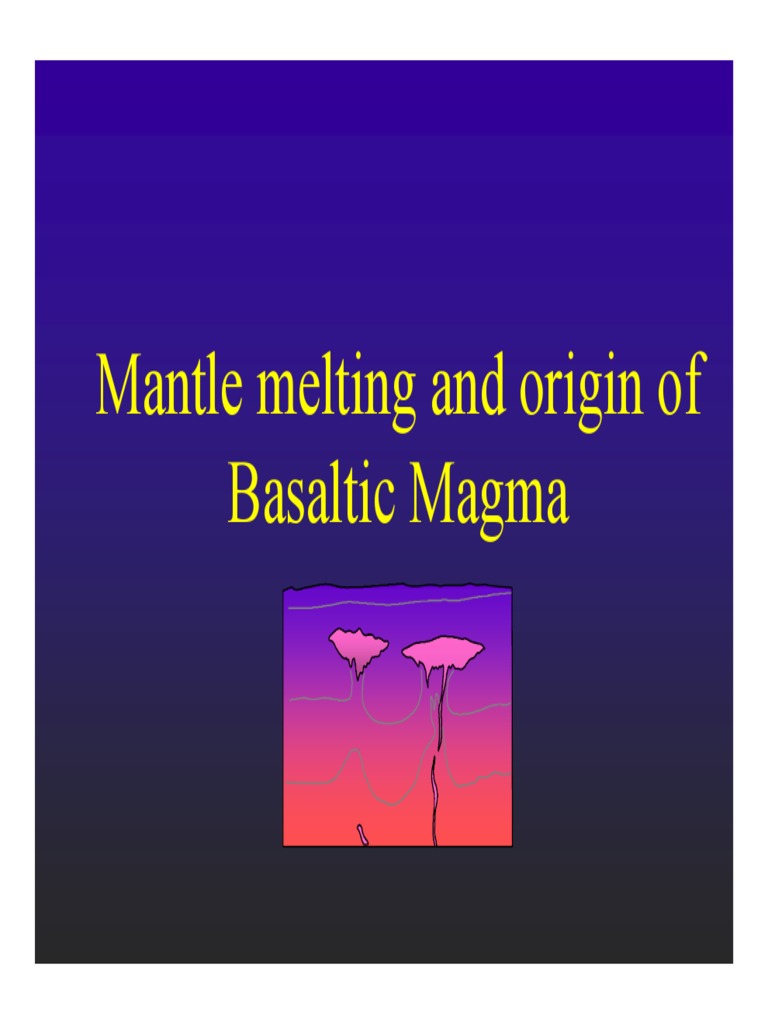 Magma Generation | PDF | Basalt | Magma