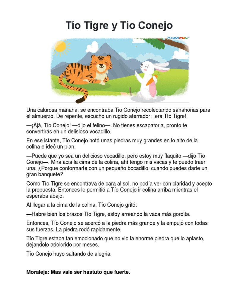 Tío Tigre Y Tío Conejo Pdf